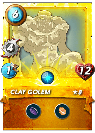 SplinterGuide - Clay Golem | Splinterlands Card Analysis