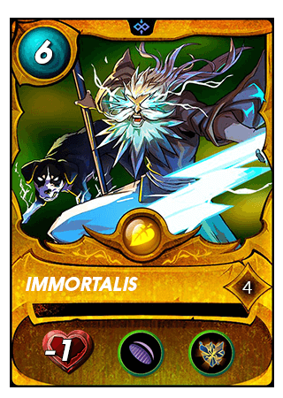 SplinterGuide - Immortalis | Splinterlands Card Analysis