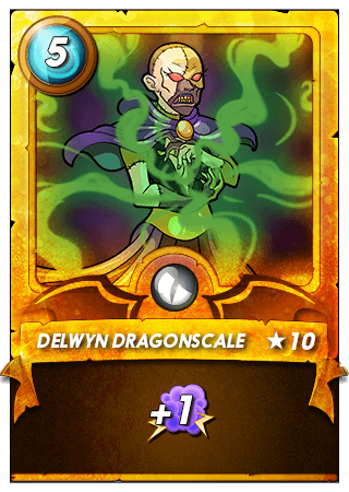 SplinterGuide - Delwyn Dragonscale | Splinterlands Card Analysis