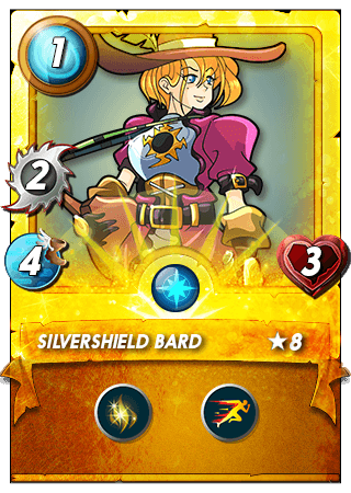 SplinterGuide - Silvershield Bard | Splinterlands Card Analysis