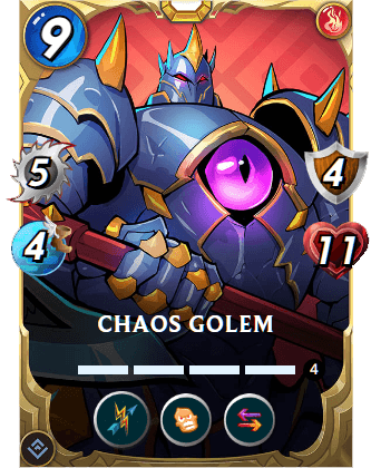 SplinterGuide - Chaos Golem | Splinterlands Card Analysis