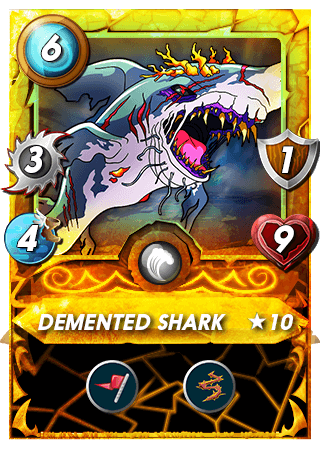 SplinterGuide - Demented Shark | Splinterlands Card Analysis