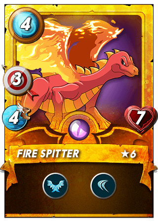 SplinterGuide - Fire Spitter | Splinterlands Card Analysis