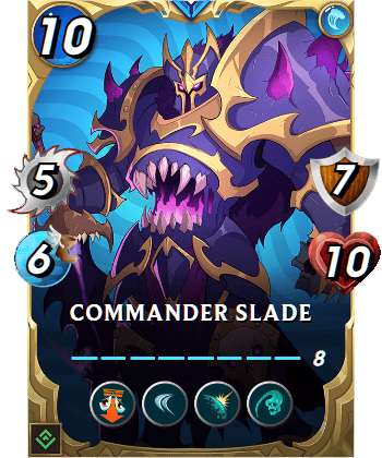 SplinterGuide - Commander Slade | Splinterlands Card Analysis