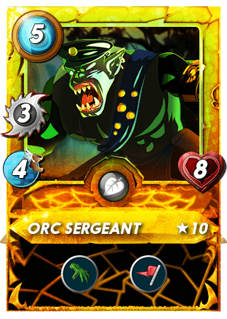 SplinterGuide - Orc Sergeant | Splinterlands Card Analysis